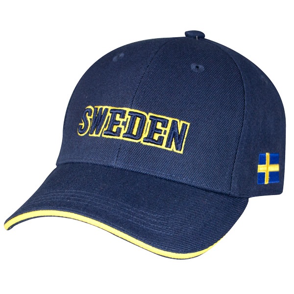 Basecap navy Sweden | Mützen | Schwedische Souvenirs | Original ...
